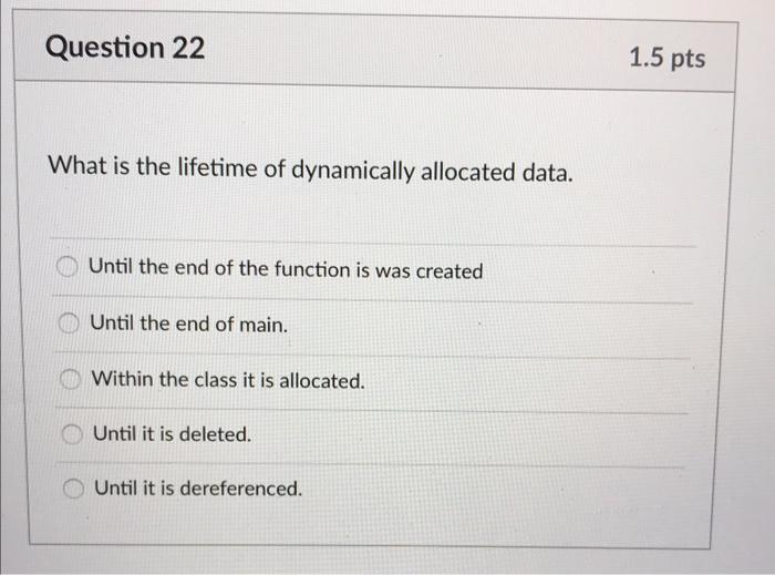 Solved Question 14 1 Pts Structs Cannot Have Constructors Or 