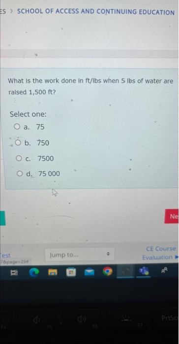 Solved S $ SCHOOL OF ACCESS AND CONTINUING EDUCATION What is | Chegg.com