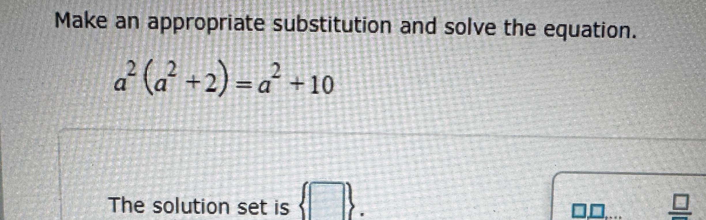 Solved Make an appropriate substitution and solve the | Chegg.com