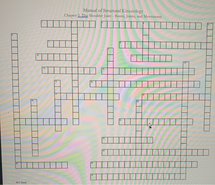 Solved DOWN 2 Glenohumeral joint movement accompanying | Chegg.com