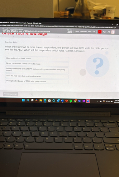 Solved Guestion 4 ﻿of 4When there are two or more trained | Chegg.com