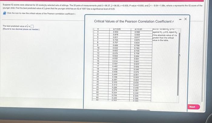 Solved ASAP PLS HELP Suppose IQ scores were obtained for 20 | Chegg.com Solved ASAP PLS HELP Suppose IQ scores were obtained for 20 | Chegg.com