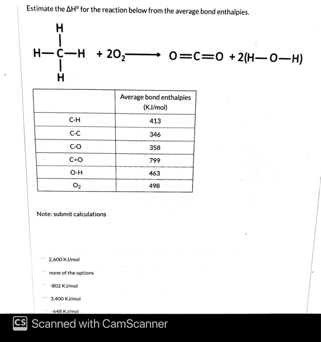Solved Calculate the change in enthalpy associated with the | Chegg.com