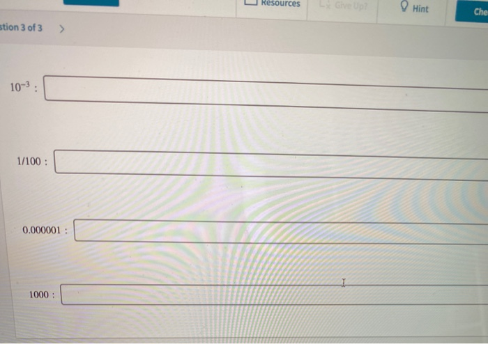 Solved Write the name of the metric system prefix associated | Chegg.com