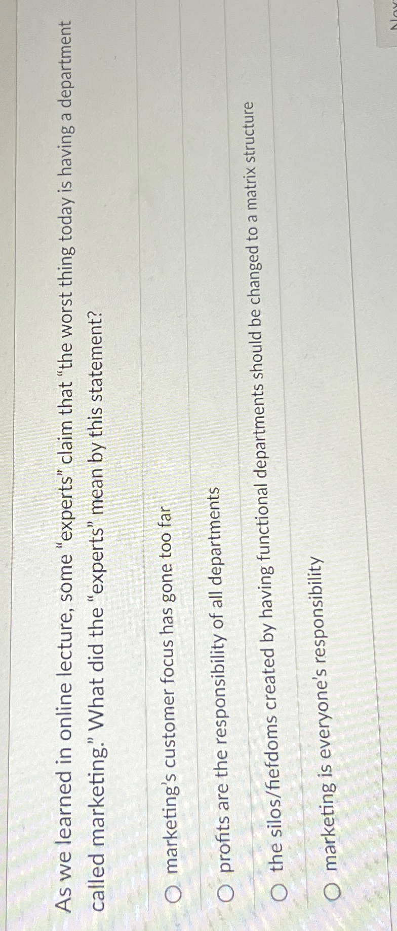 Solved As we learned in online lecture, some "experts" claim | Chegg.com