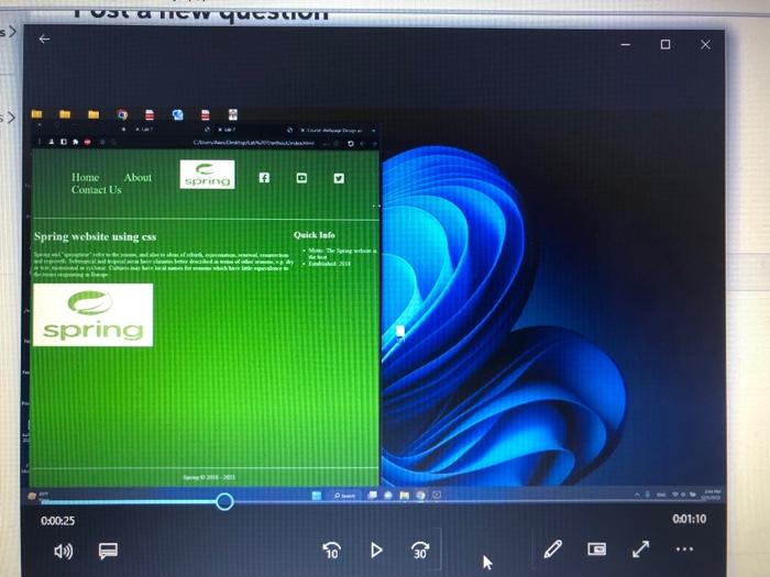 Solved Exercise 1You need to create a responsive web page | Chegg.com