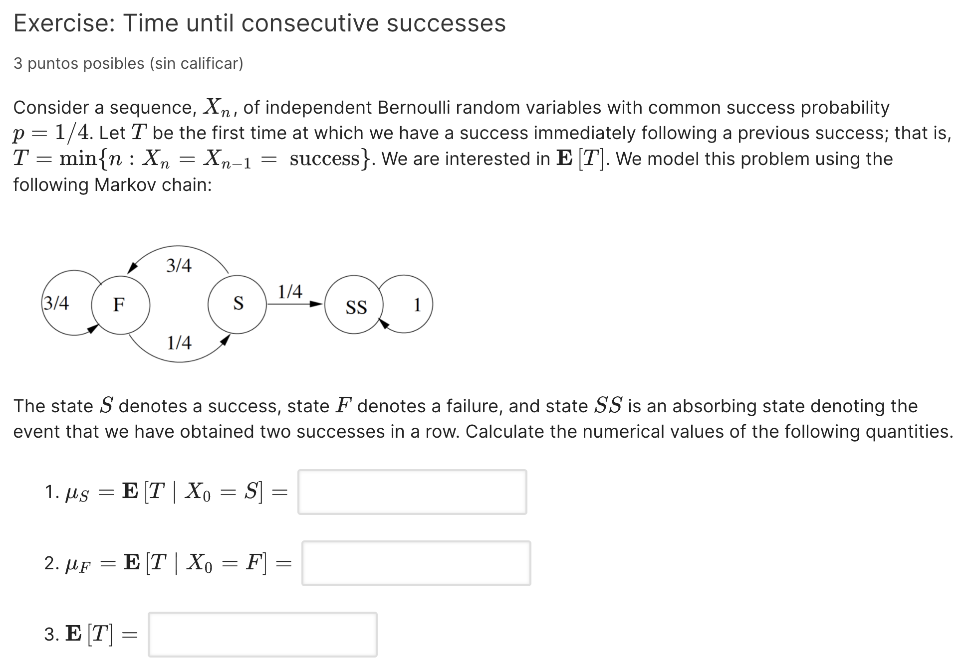 Solved Exercise: Time until consecutive successesConsider a | Chegg.com