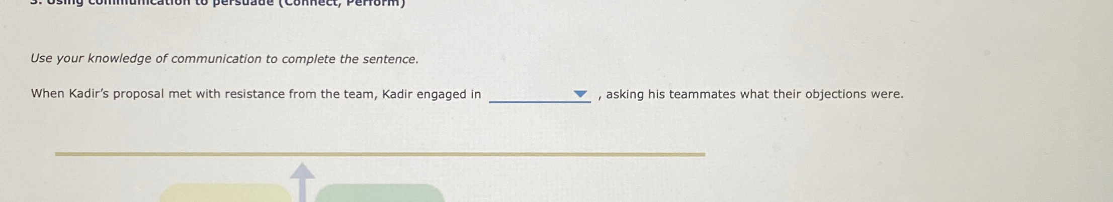 Solved Use your knowledge of communication to complete the | Chegg.com