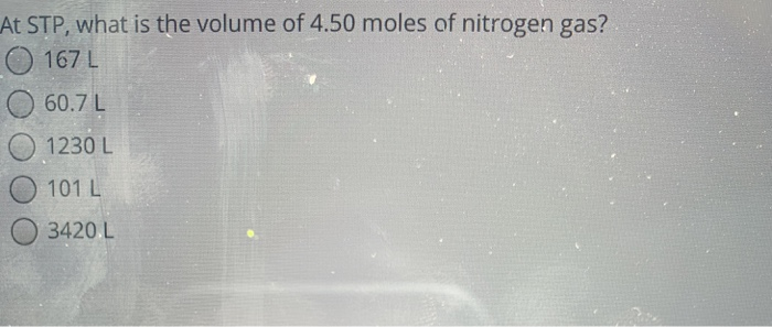 Solved A sample of nitrogen gas had a volume of 500. mL, a | Chegg.com