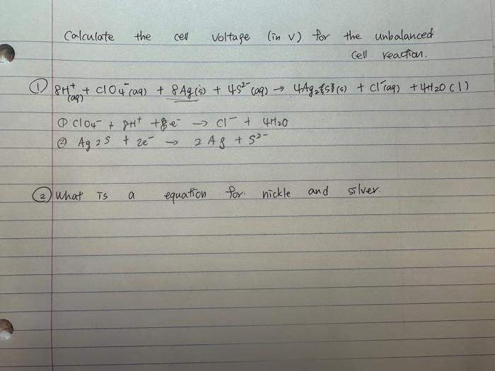 for this question 1 how can I know which is cathode | Chegg.com