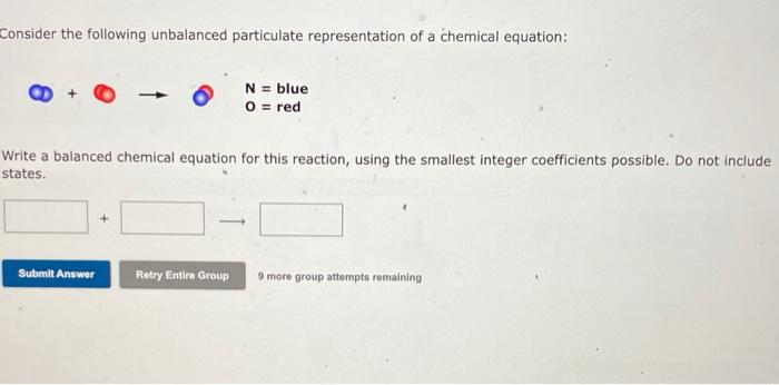 Solved Consider the following unbalanced particulate | Chegg.com