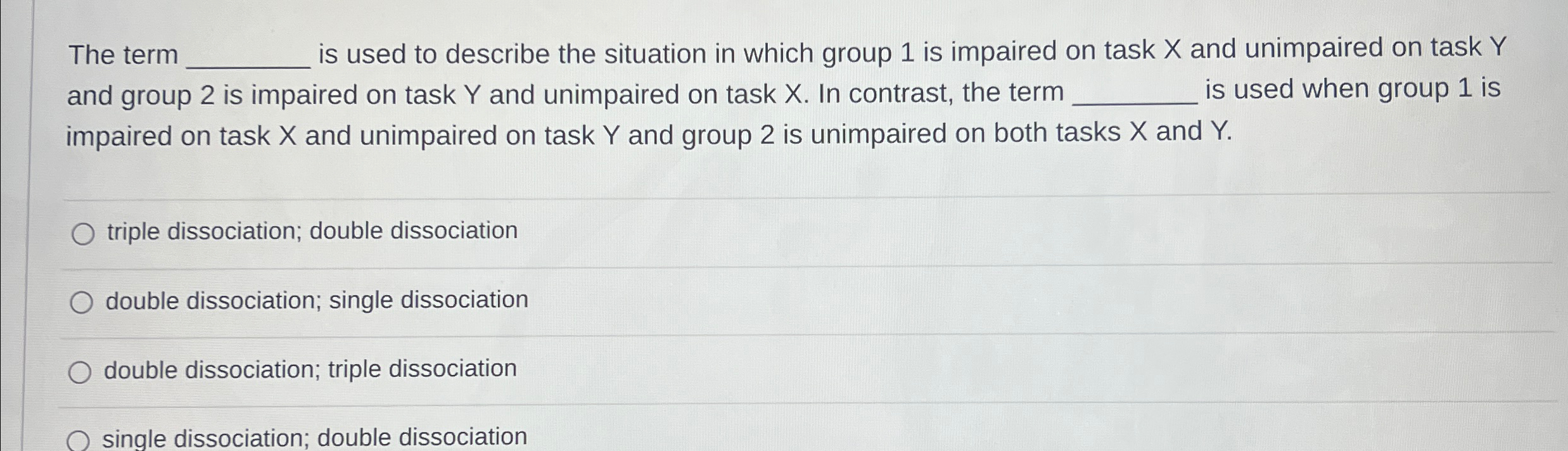 Solved The term q, ﻿is used to describe the situation in | Chegg.com
