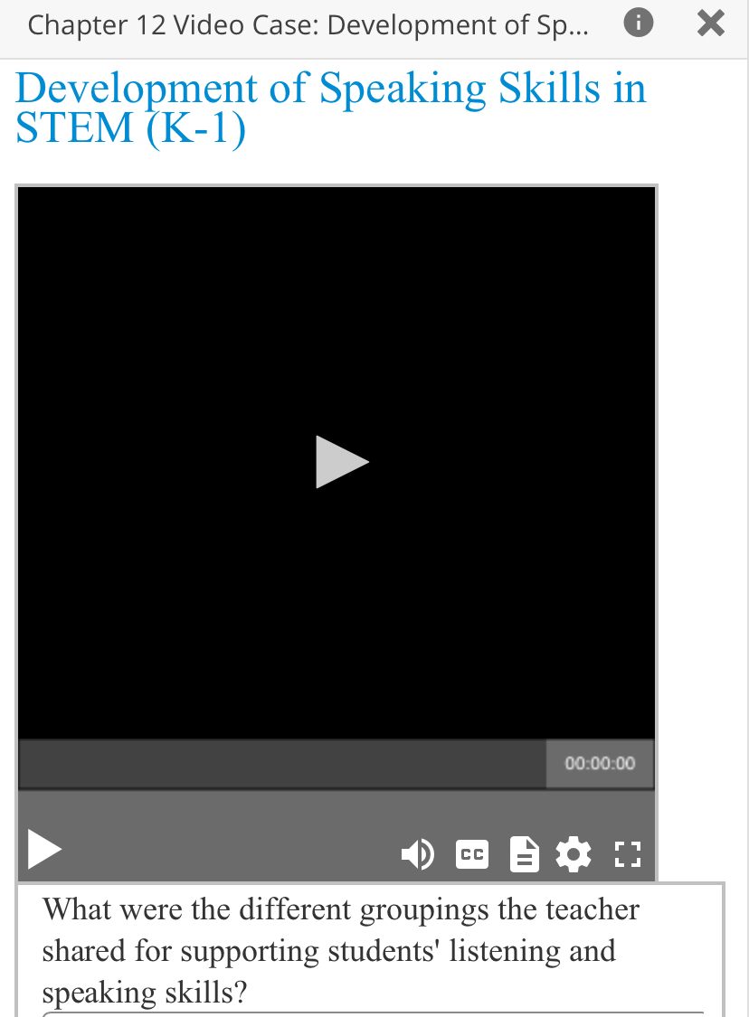 Solved Chapter 12 ﻿Video Case: Development of | Chegg.com