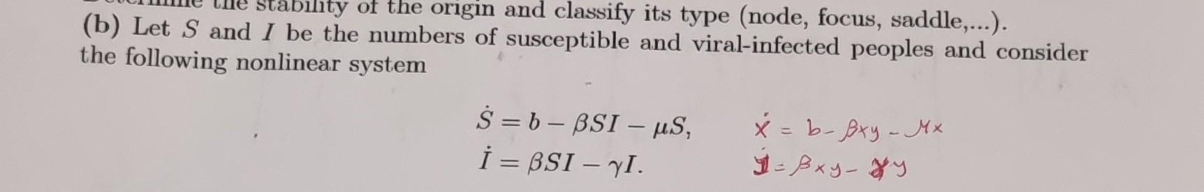 Solved find equlibriuim points? plese step by step and | Chegg.com