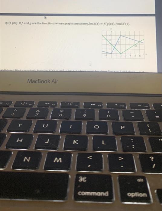Solved Q3[4 pts]: If f and g are the functions whose graphs | Chegg.com