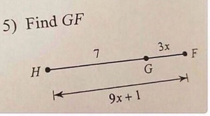 Solved 5) Find GF 7 F Ha 9x + 1 | Chegg.com