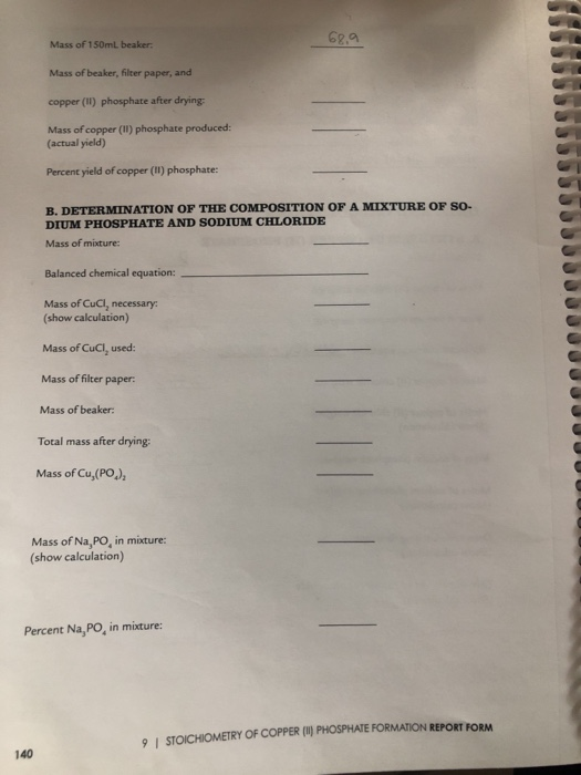 QUESTIONS 1. Using the MSDS for copper(ll) phosphate, | Chegg.com