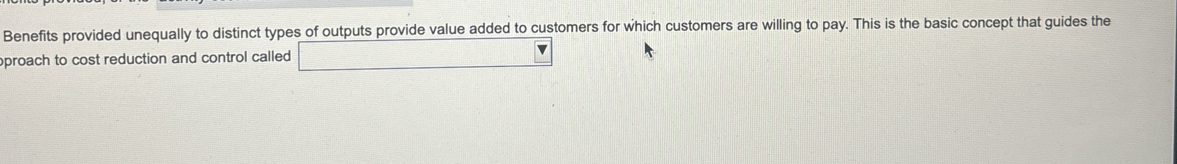 Solved Benefits provided unequally to distinct types of | Chegg.com
