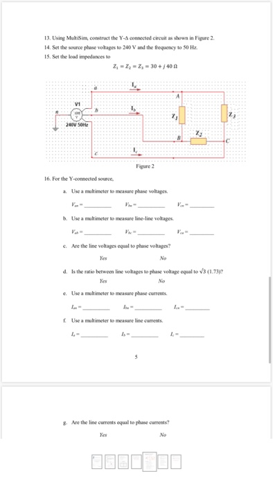 Solved Equipment Multisim Software Procedure 1 Using