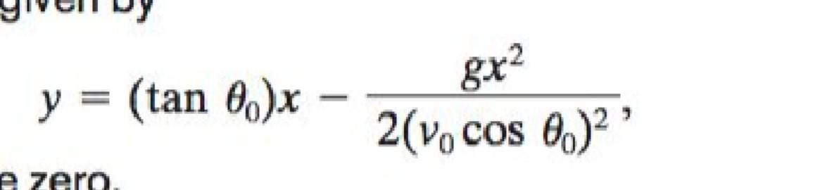 Solved derive the trajectory path equation in terms of theta | Chegg.com
