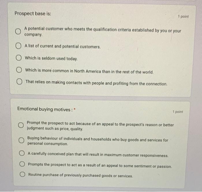 Solved All of the following are basic qualification criteria | Chegg.com