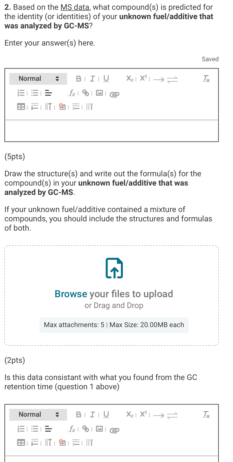 Help please. My compound is n-heptane.Based on the MS | Chegg.com