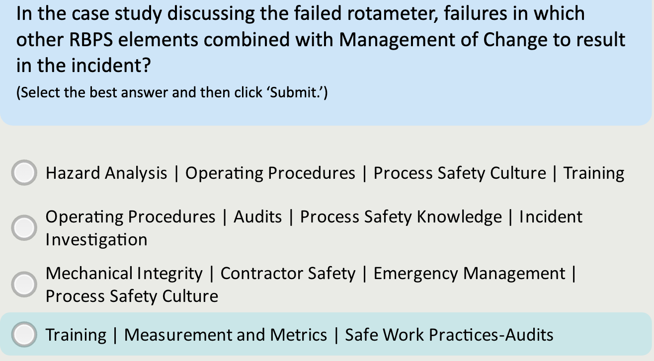 Solved In the case study discussing the failed rotameter, | Chegg.com