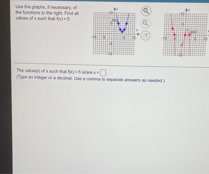 Solved Use the graphs, if necessary, of the functions to the | Chegg.com