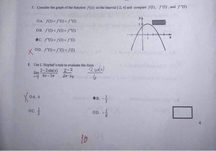 Solved 3. A function f has the property that f′(x)