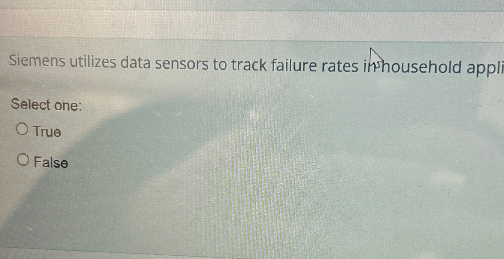 Solved Siemens utilizes data sensors to track failure rates | Chegg.com