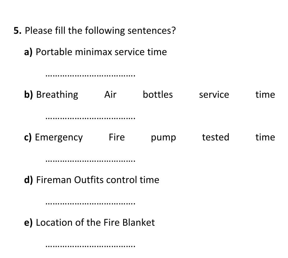 Solved 5. Please fill the following sentences? a) Portable | Chegg.com