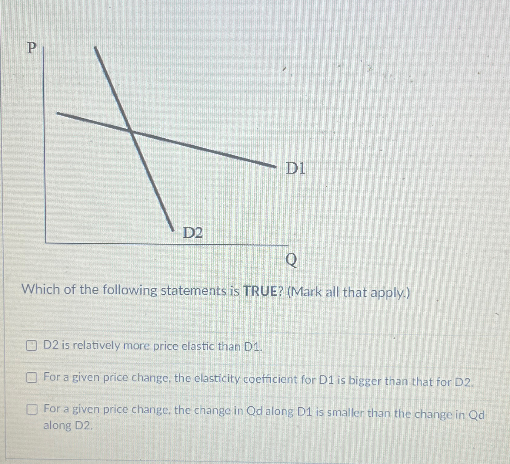 Solved Which of the following statements is TRUE? (Mark all | Chegg.com