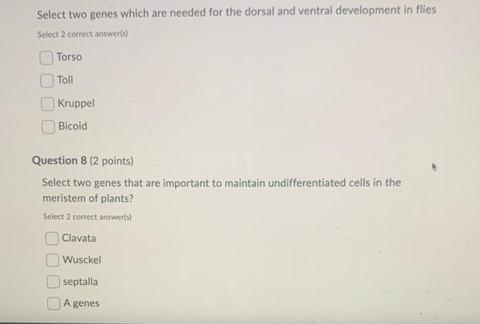 Solved this is a genetic class. this is a multiple part | Chegg.com