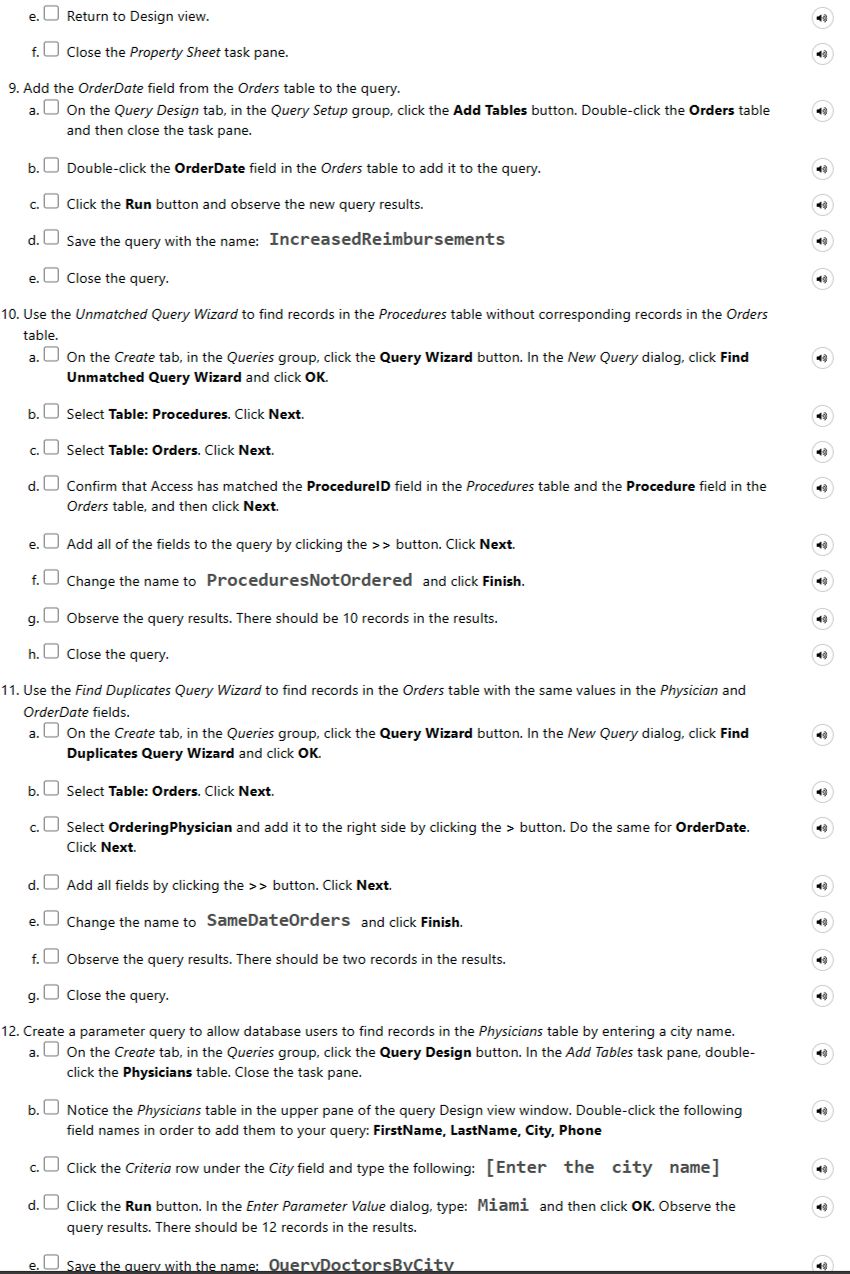 Solved e. ﻿Return to Design view.f. ﻿Close the Property | Chegg.com