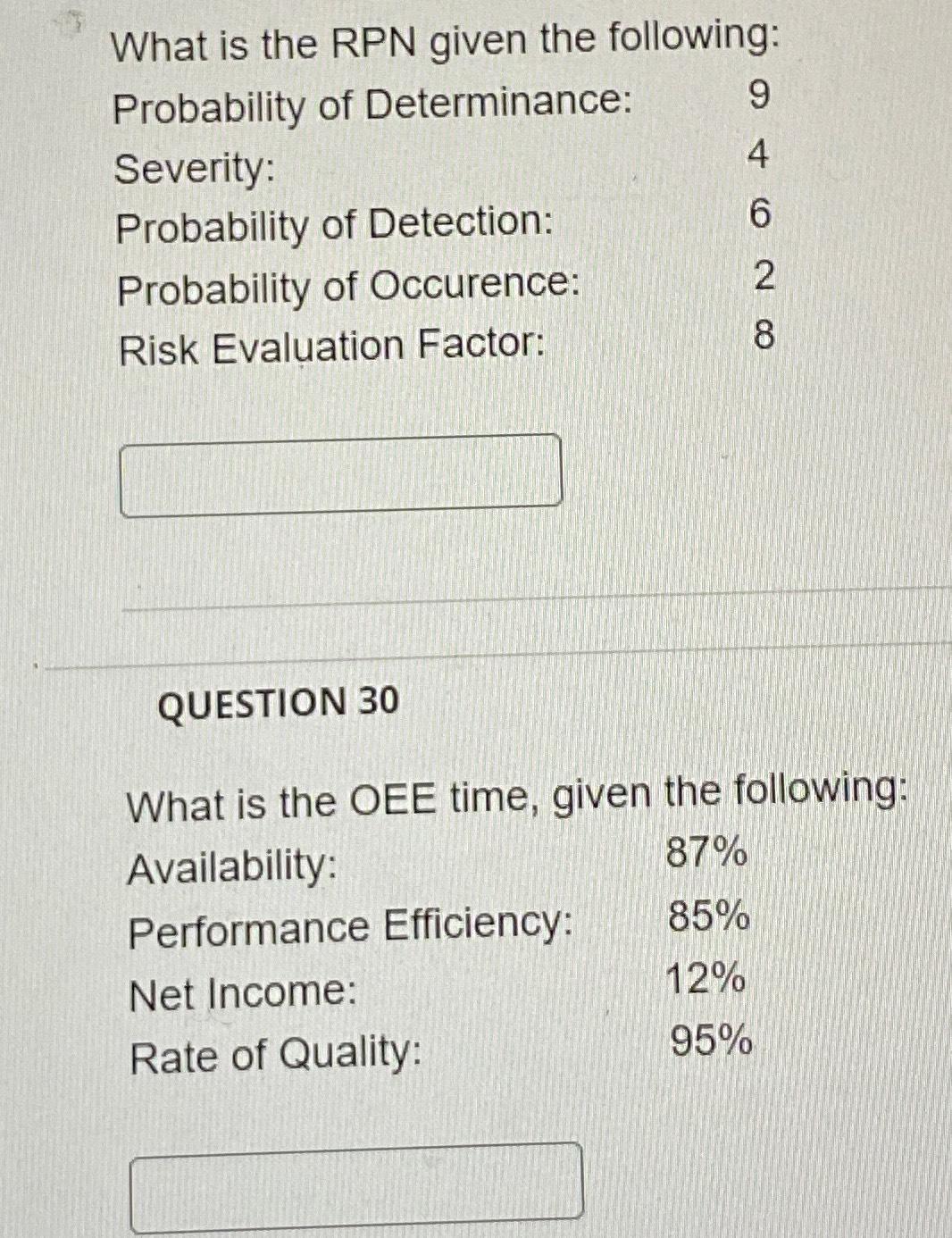 Solved What is the RPN given the | Chegg.com