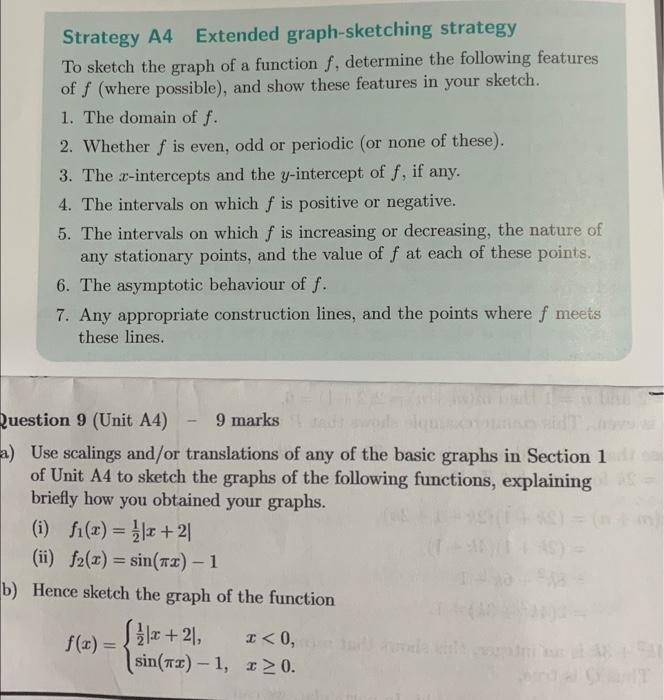 Solved Strategy A4 Extended graph-sketching strategy To | Chegg.com