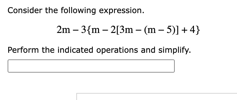 Solved Consider the following | Chegg.com