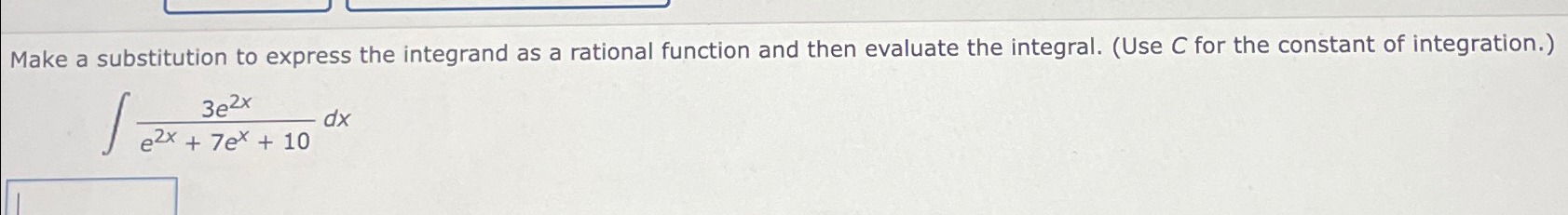Solved Make a substitution to express the integrand as a | Chegg.com