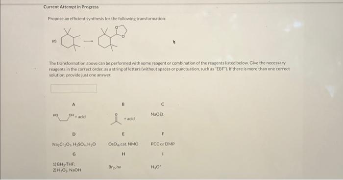 Solved View Policies Current Attempt in Progress Propose an | Chegg.com