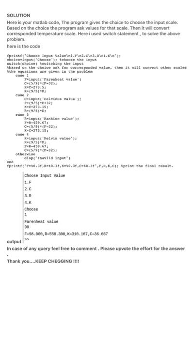 Solved 8-19/5): ca SOLUTION Here is your matlab code. The | Chegg.com