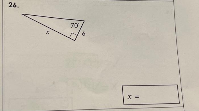 Solved 26. x= | Chegg.com