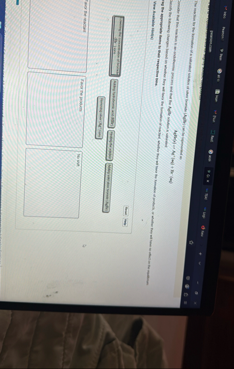 Solved IrbePeanse:Pewnms cMorNuNessabat34logeNowThe reaction | Chegg.com