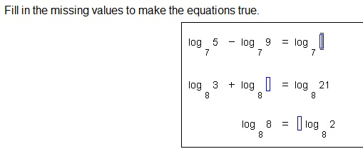 Solved Fill in the missing values to make the equations | Chegg.com