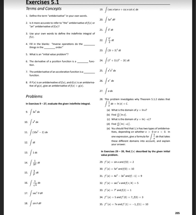 Solved Exercises 5.1 Terms and Concepts off? & e re drive of | Chegg.com