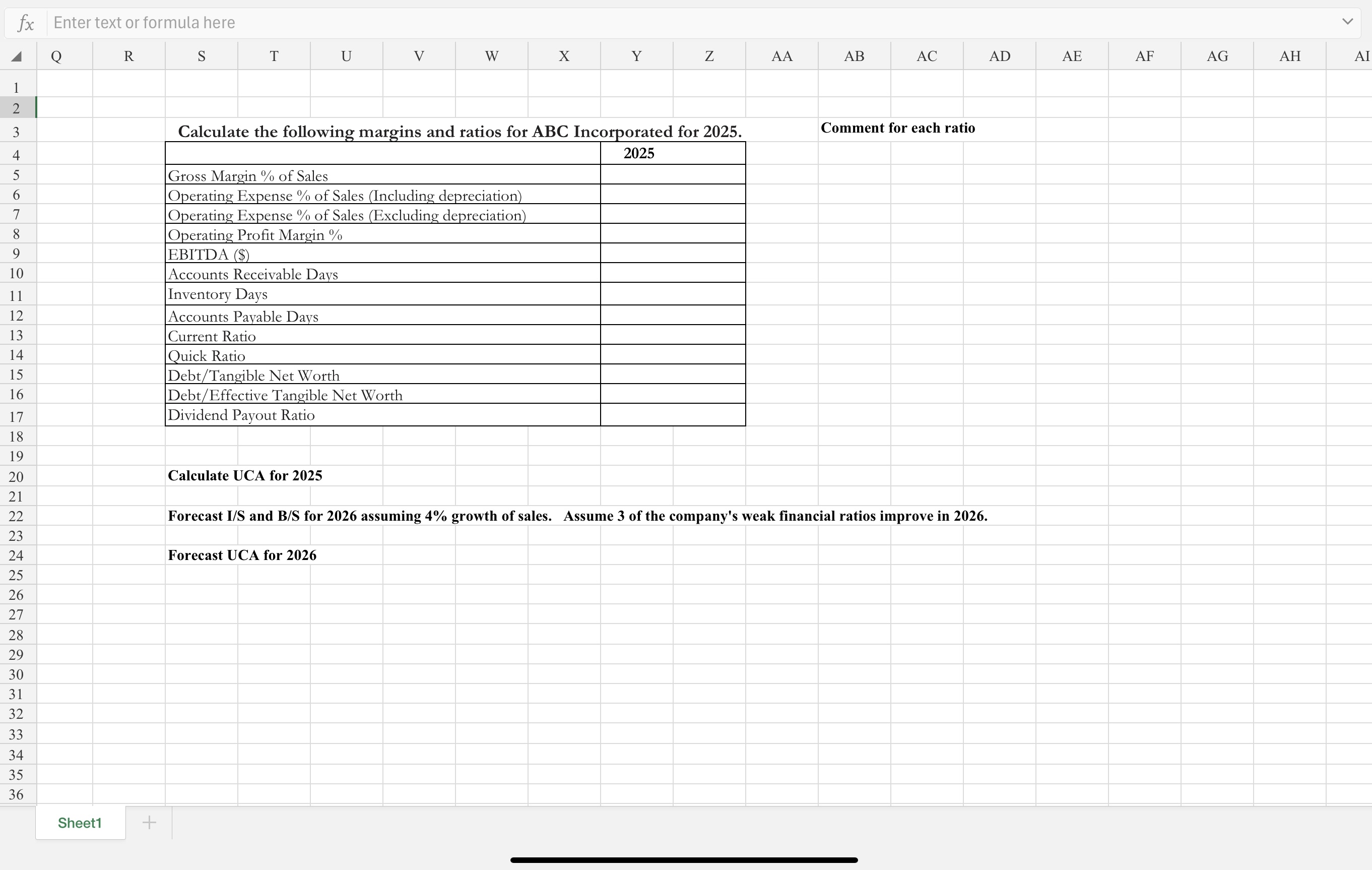 Solved Calculate the following margins and ratios for ABC | Chegg.com