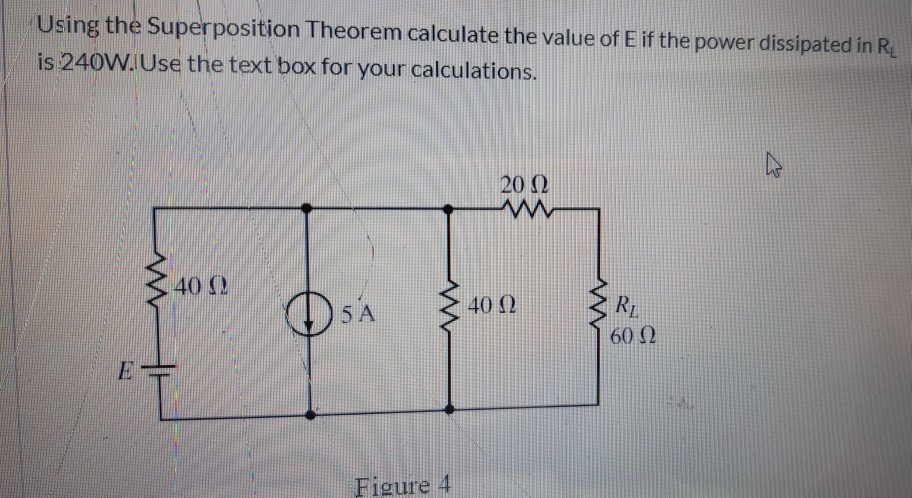 Solved Using the Superposition Theorem calculate the value | Chegg.com