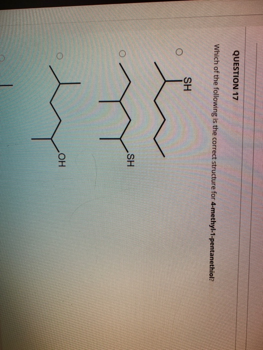 Solved QUESTION 17 Which of the following is the correct | Chegg.com