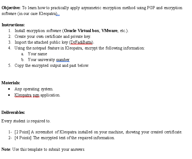 Solved Objective: To learn how to practically apply | Chegg.com