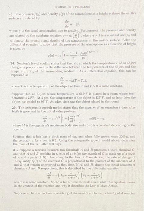 Solved Problems 2, 7, 12 Determine whether the given | Chegg.com