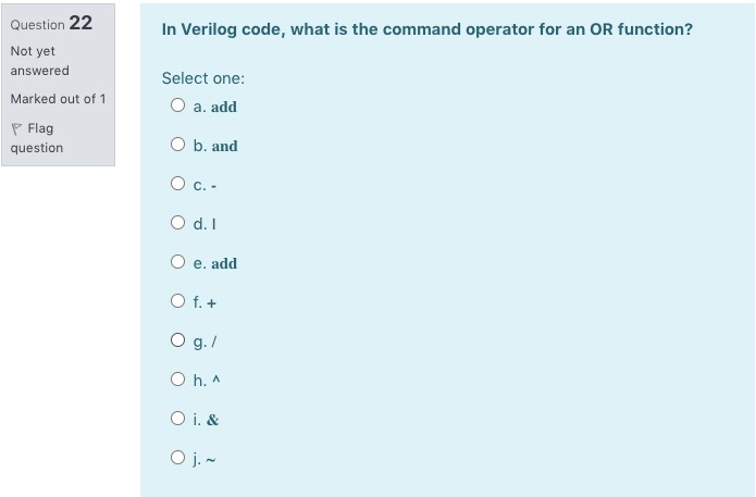 Solved Verilog is part of the HDL family, what is the | Chegg.com